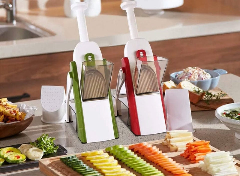 La mandoline verticale Safe Slice - Cuisine-Pratique