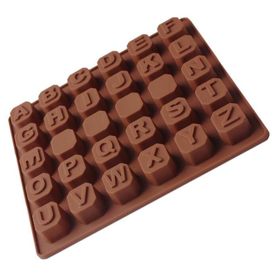 Moule à Gateau et Chocolat : Lettres de l'Alphabet - Cuisine-Pratique