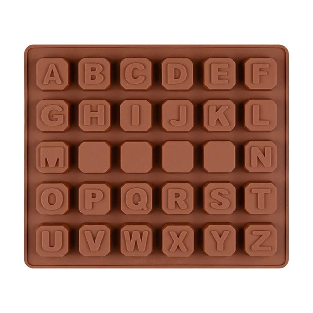 Moule à Gateau et Chocolat : Lettres de l'Alphabet - Cuisine-Pratique